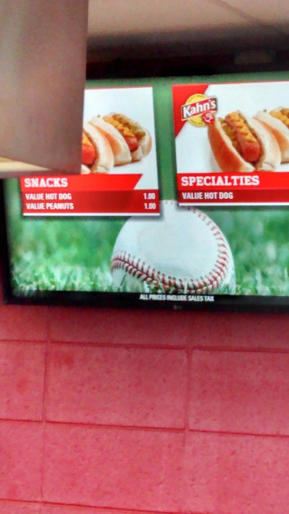 Cincinnati Reds - Great American Ball Park - "secret" $1 concession ...