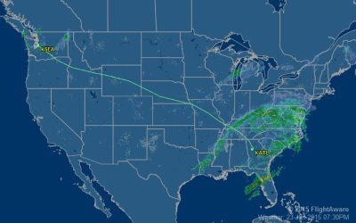 Tracking flight path - seeing the path your plane takes? - Points with ...