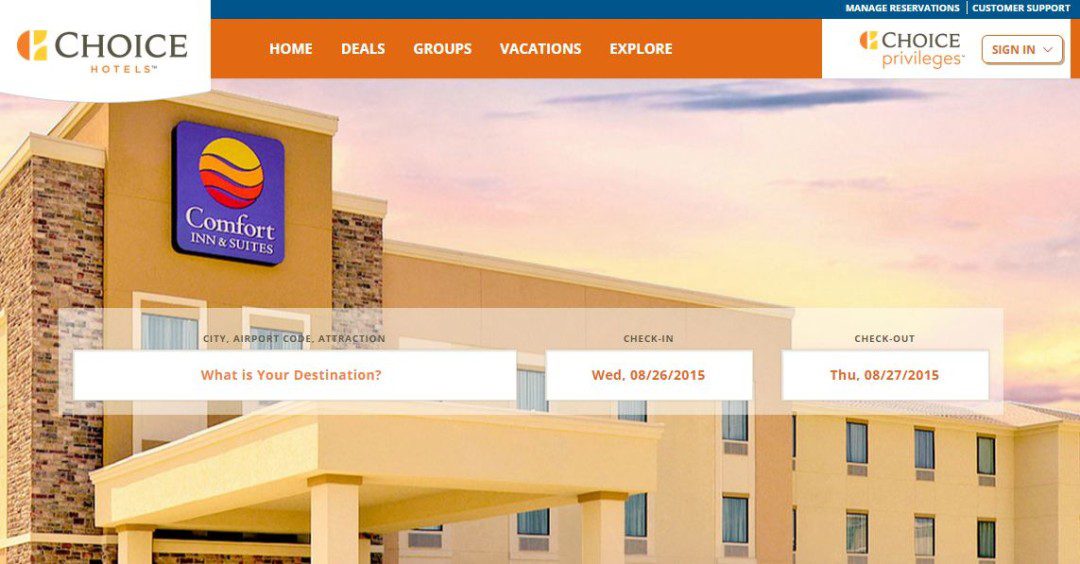 choice-hotels-website - Points with a Crew