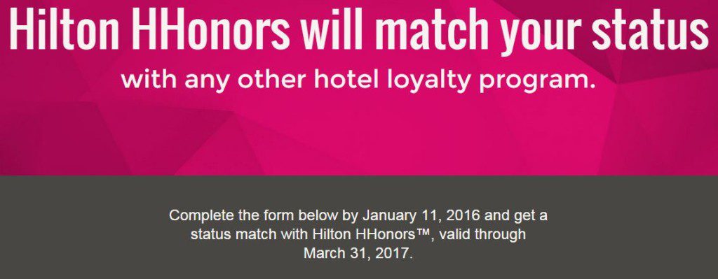 Monday's the last day for a Hilton Diamond status match - Points with a ...