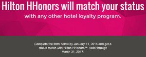 Monday's the last day for a Hilton Diamond status match - Points with a ...