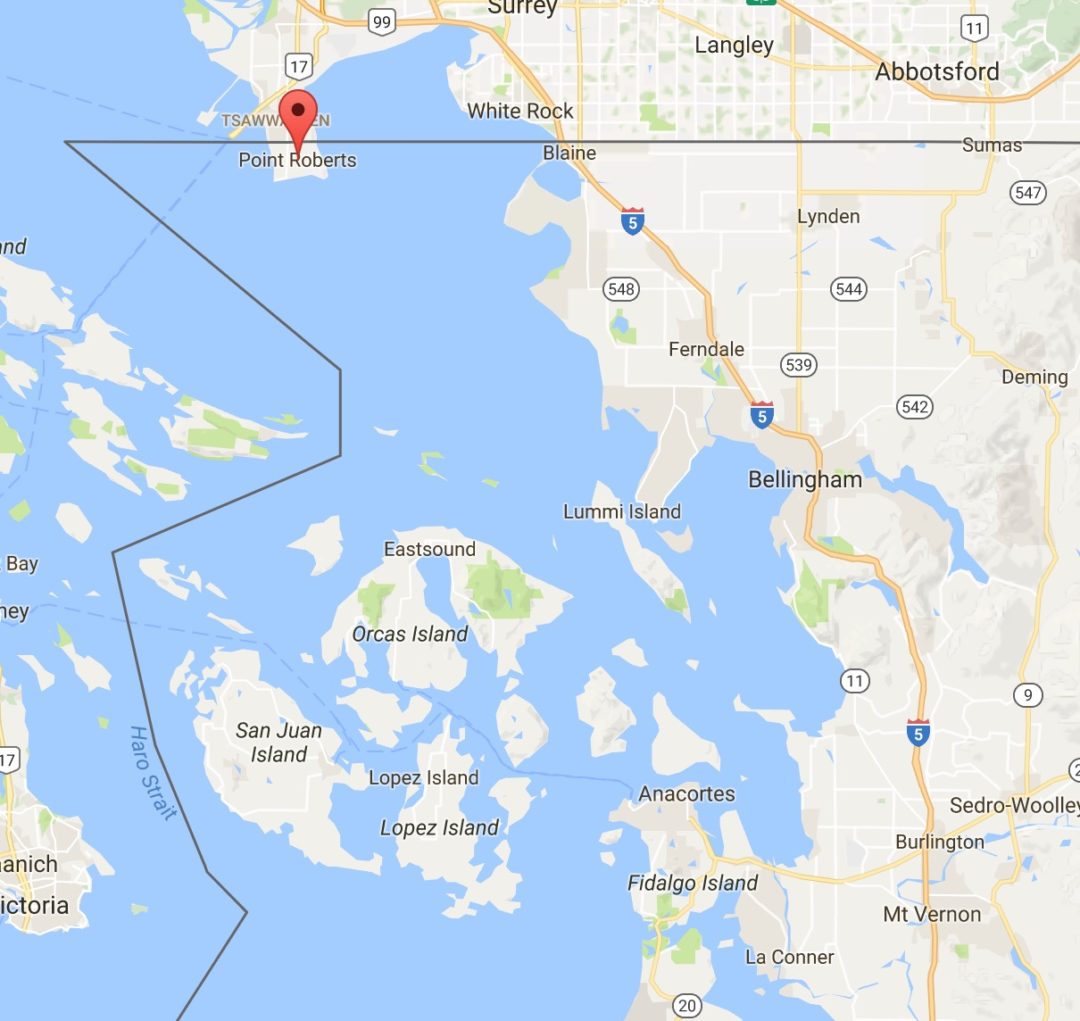 Point Roberts Washington - it's harder to get to than you think ...