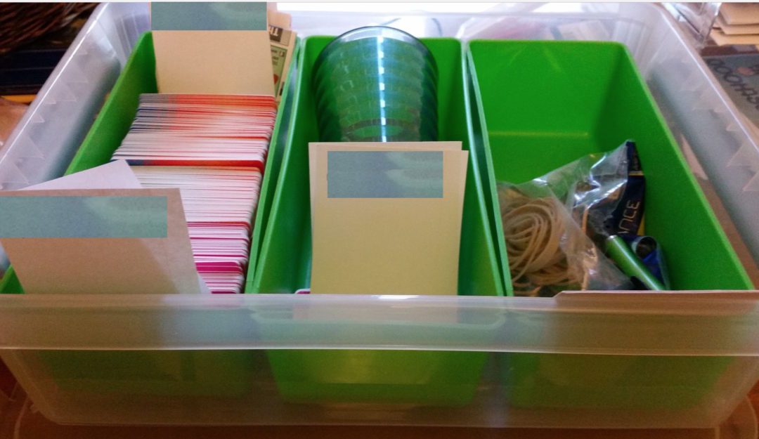 Here's my gift and credit card organizer system - Points with a Crew