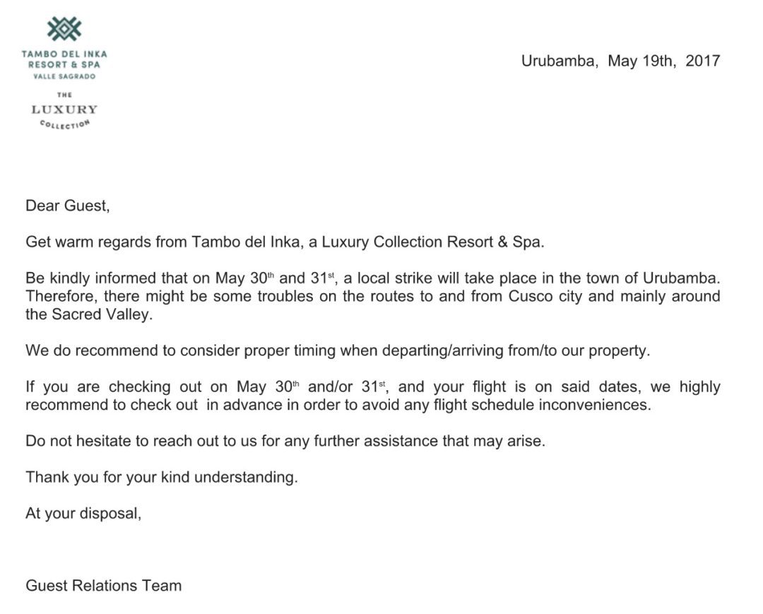 government-strike-huelga-letter - Points with a Crew