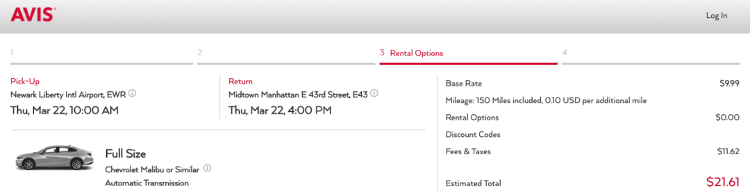 How to book $10 one-way car rentals with Avis & Budget (YMMV) - Points ...