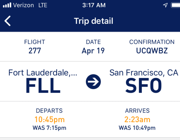 jetblue-app-flight-delay - Points with a Crew