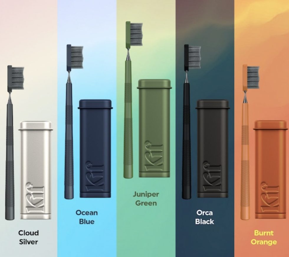 Kickstarter: KIF - Pocket-Sized Titanium Toothbrush Kit For On-The-Go ...