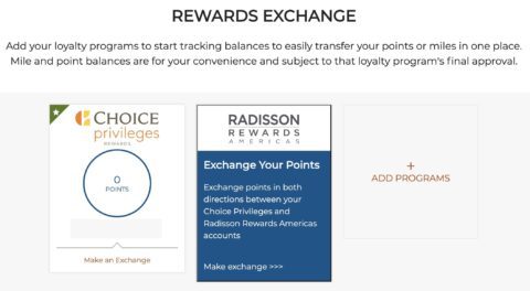 Convert Radisson Rewards points to Choice Privileges (now live ...