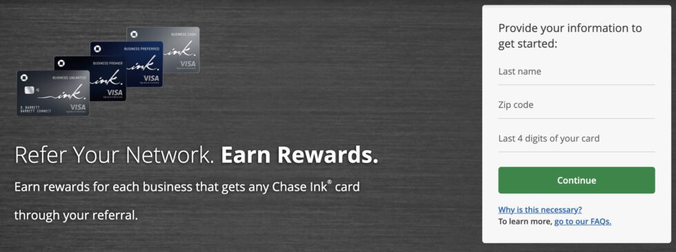 Chase Ink Refer a Friend $750 bonuses - Points with a Crew