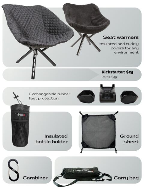 Kickstarter: Sitpack Campster 2 the portable chair - back it before ...