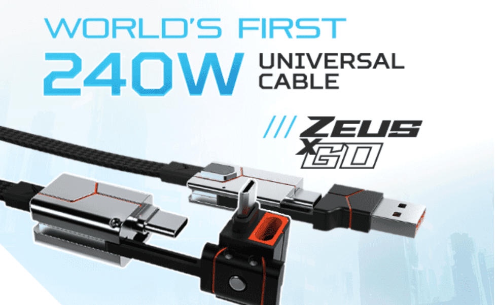 Kickstarter - Zeus-X Go Ultra : 6-in-1 Universal USB Cable (back by Thursday!) - Points with a Crew
