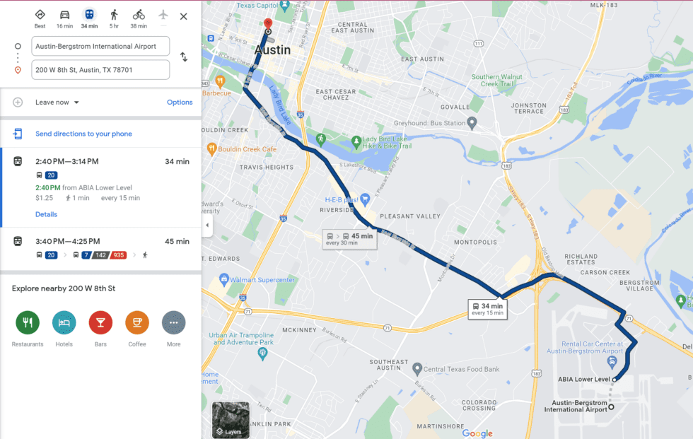 The cheapest and best way from Austin airport (AUS) to Downtown Austin ...