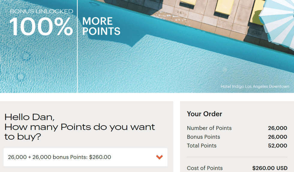 How Buying Points Saved Me 80% On A Recent Hotel Stay - Points with a Crew
