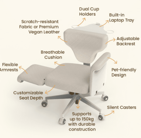 Kickstarter: Newtral Freedom-X: Multi-Position Chair (Back By Monday ...