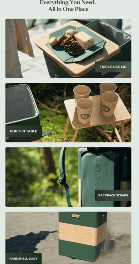 Kickstarter - Nomad Box: All-In-One Picnic Basket, Backpack, Cooler ...