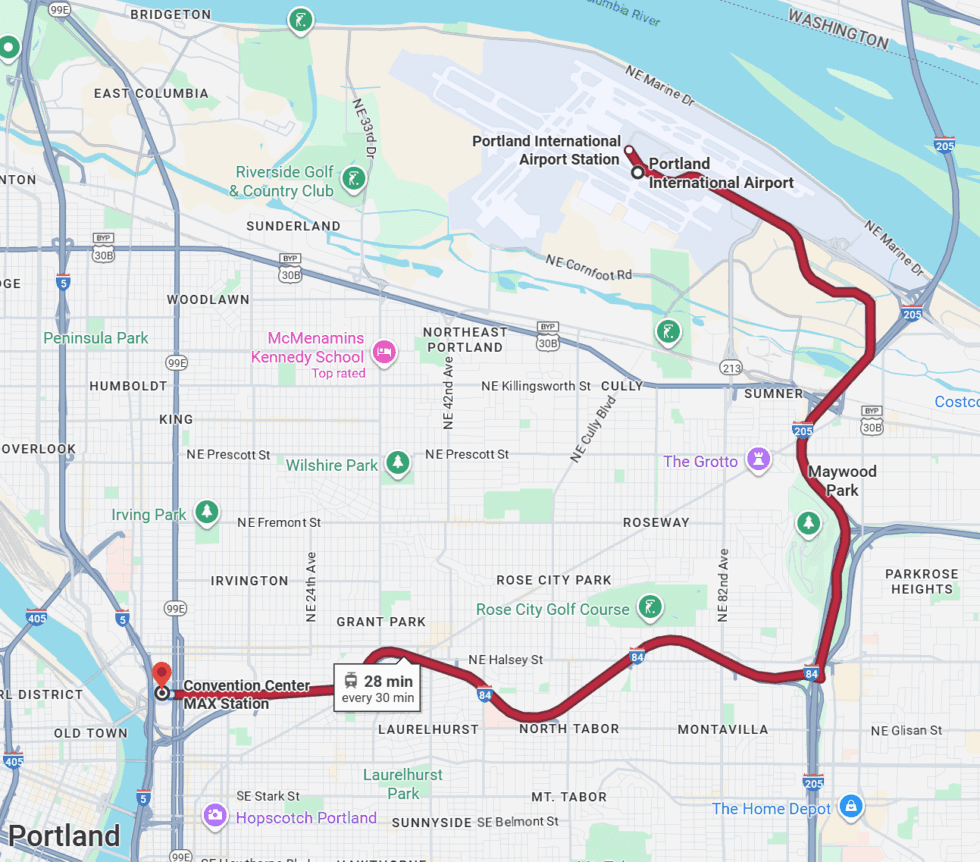 The cheapest and best way from Portland Airport (PDX) to Downtown ...