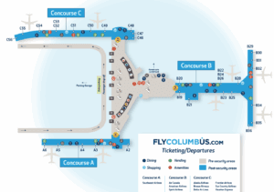 cmh-terminal-map - Points with a Crew
